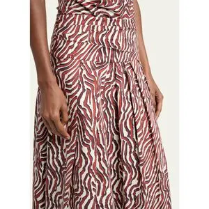 Proenza Schouler White Label Nessa Maxi Skirt In Poplin