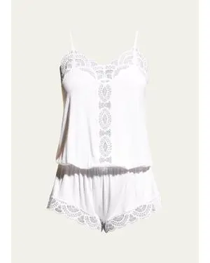 Eberjey Mariana Romper - White