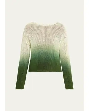 Vince Dip-dye Cotton Sweater