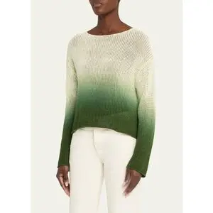Vince Dip-dye Cotton Sweater