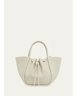 Proenza Schouler Small Ruched Grain Leather Tote Bag