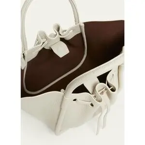 Proenza Schouler Small Ruched Grain Leather Tote Bag