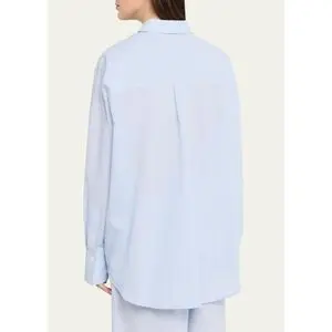TOTEME Garderob Oversized Linen-cotton Shirt