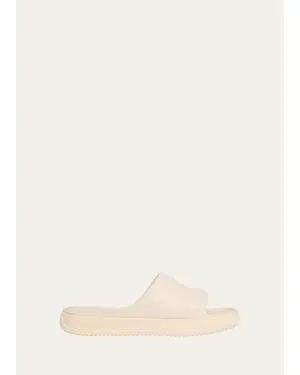 Moncler Altive Logo Slide Sandals - Tapioca
