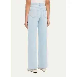 L'Agence Scottie High-rise Wide-leg Denim Jeans