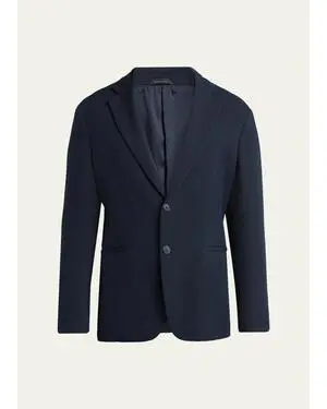 Giorgio Armani Jacquard Chevron Blazer - Multi