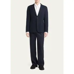 Giorgio Armani Jacquard Chevron Blazer