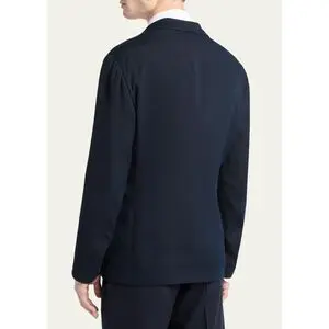 Giorgio Armani Jacquard Chevron Blazer