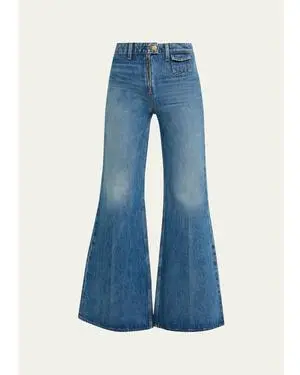 Ulla Johnson Odelia High-rise Flare Jeans
