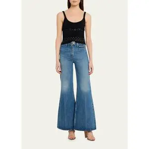 Ulla Johnson Odelia High-rise Flare Jeans