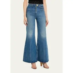 Ulla Johnson Odelia High-rise Flare Jeans