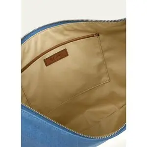 WE-AR4 The Swing Crescent Shoulder Bag - Denim