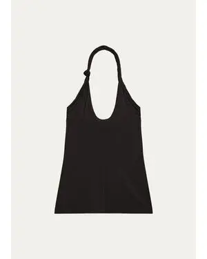 Helmut Lang Twisted Dancer Top - Black