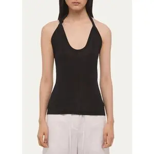 Helmut Lang Twisted Dancer Top - Black