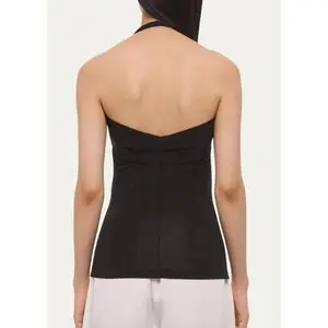Helmut Lang Twisted Dancer Top - Black