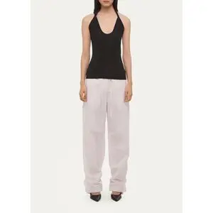 Helmut Lang Twisted Dancer Top - Black