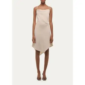 Helmut Lang Open-back Knot Slip Dress
