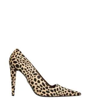 GIUSEPPE ZANOTTI Leopard Calf Hair Pumps - Naturale