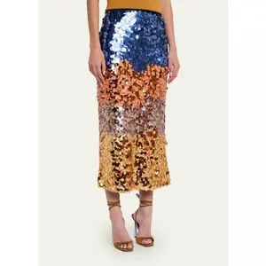 Ulla Johnson X Helen Frankenthaler Matilde Sequined Midi Skirt