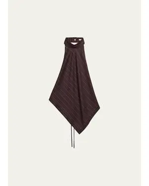 Helmut Lang Halter Scarf Top