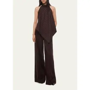 Helmut Lang Halter Scarf Top