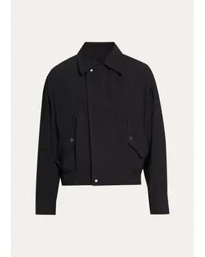 Issey Miyake Comfort Cotton Full-zip Jacket