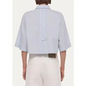 Helmut Lang Cropped Trench Shirt