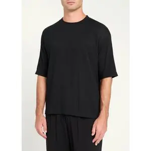 Issey Miyake Crepe Crewneck T-shirt