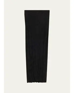 TOTEME Crinkled Knit Maxi Skirt