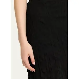 TOTEME Crinkled Knit Maxi Skirt