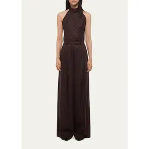Helmut Lang Double-pleated Wide-leg Trousers