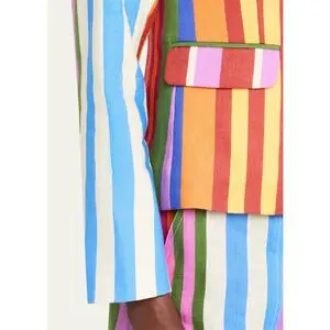 Libertine Tangier Stripe Linen Classic Jacket