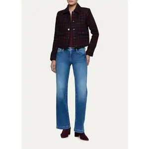 L'Agence Nyx Tweed Crop Jacket