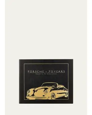 GRAPHIC IMAGE Porsche 70 Years: There Is No Substitute" Leather-bound Book Randy Leffingwell - Black