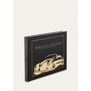 GRAPHIC IMAGE Porsche 70 Years: There Is No Substitute" Leather-bound Book Randy Leffingwell