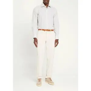 Cesare Attolini Cotton Multi-stripe Classic Fit Sport Shirt - Red Multi