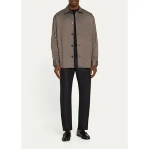 Brioni Mouline Gabardine Overshirt