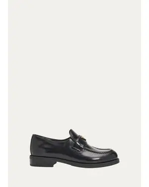 Prada 10mm Leather Loafers