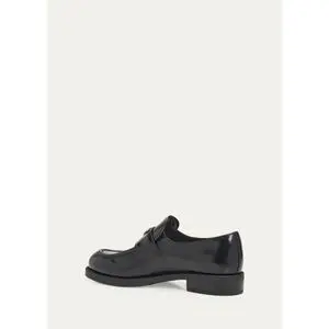 Prada 10mm Leather Loafers