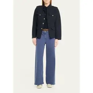 NILI LOTAN Raymond Cotton Twill Utility Jacket