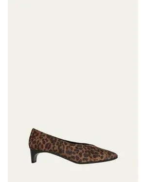 Pierre Hardy Claude Kitten-heel Pumps - Leopard