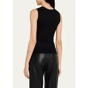 Majestic Filatures Soft Touch Rib Knit Tank Top