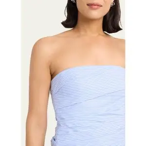Simkhai Emerson Ruched Strapless Top