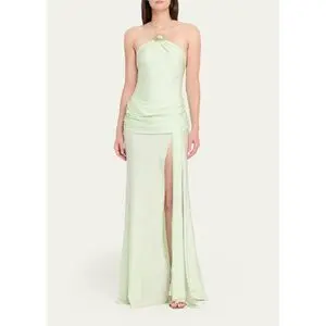 SHANI SHEMER Valentine Draped Maxi Dress