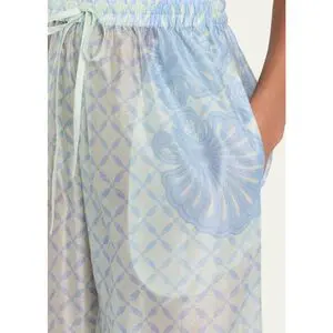 SHANI SHEMER Macey Wide-leg Drawstring Pants
