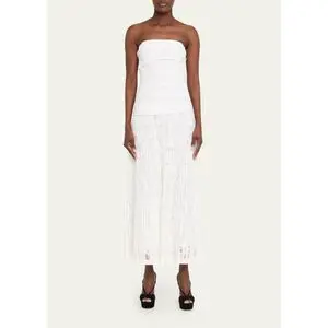 Simkhai Annalise Cotton Lace Midi Dress