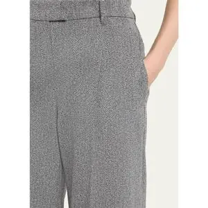 Brunello Cucinelli Sparkling Wool Herringbone Trousers