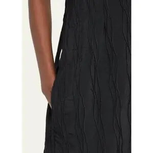 Simkhai Leah Textured Sleeveless Midi Dress