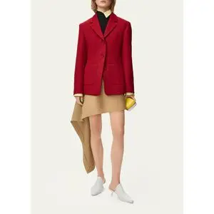 Loewe Wool-blend Single-breasted Jacket