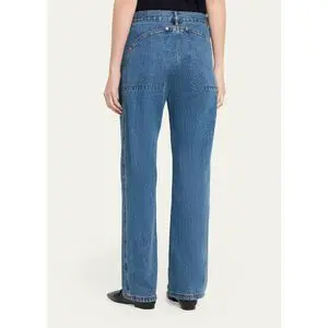 Still Here Supply Straight-leg Utility Jeans - Classic